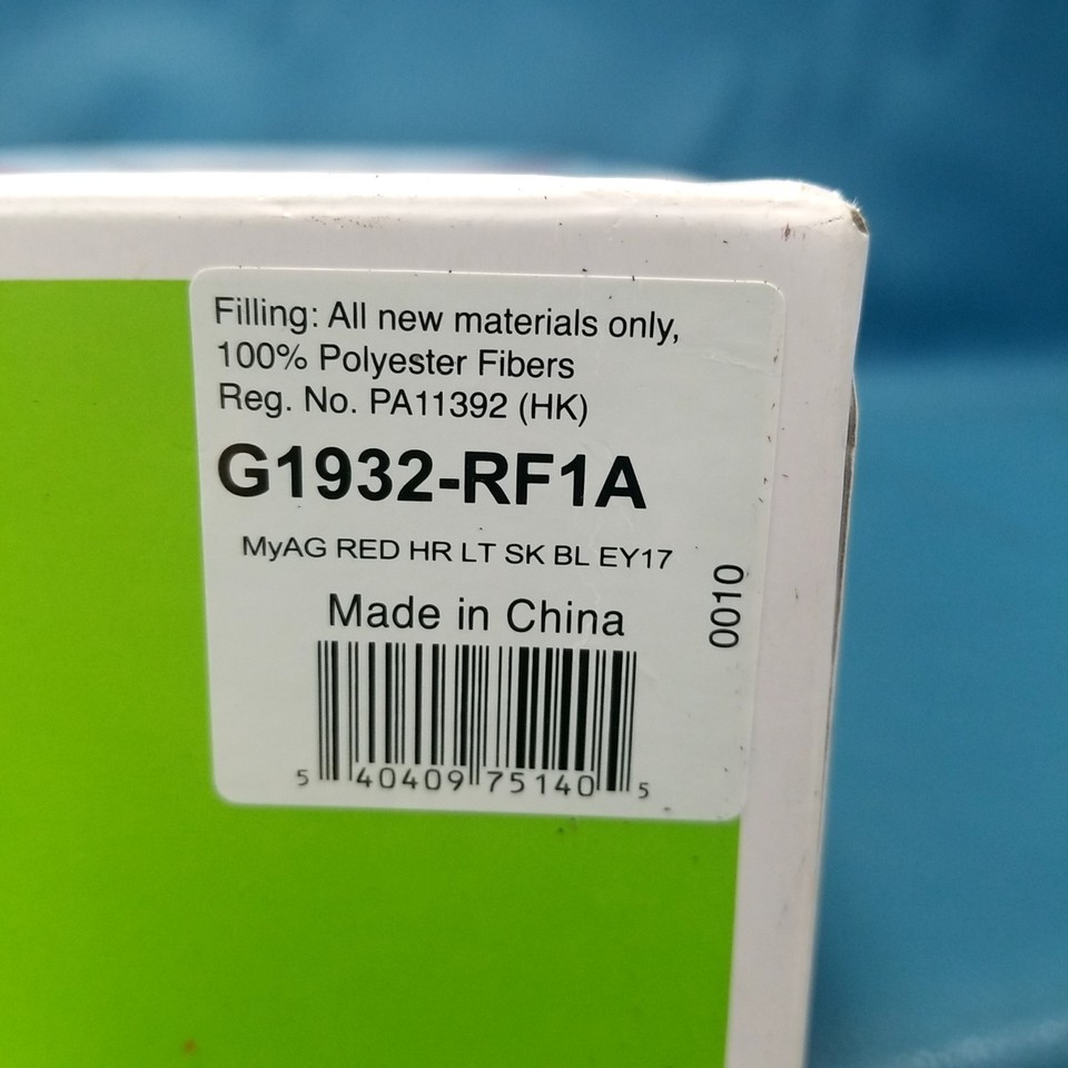 My American Girl 18" Retired Doll #17 G1932-RF1A Red Hair Blue Eyes W ...