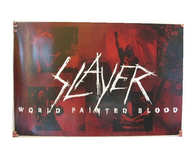 Slayer World Painted Blood Cover Art