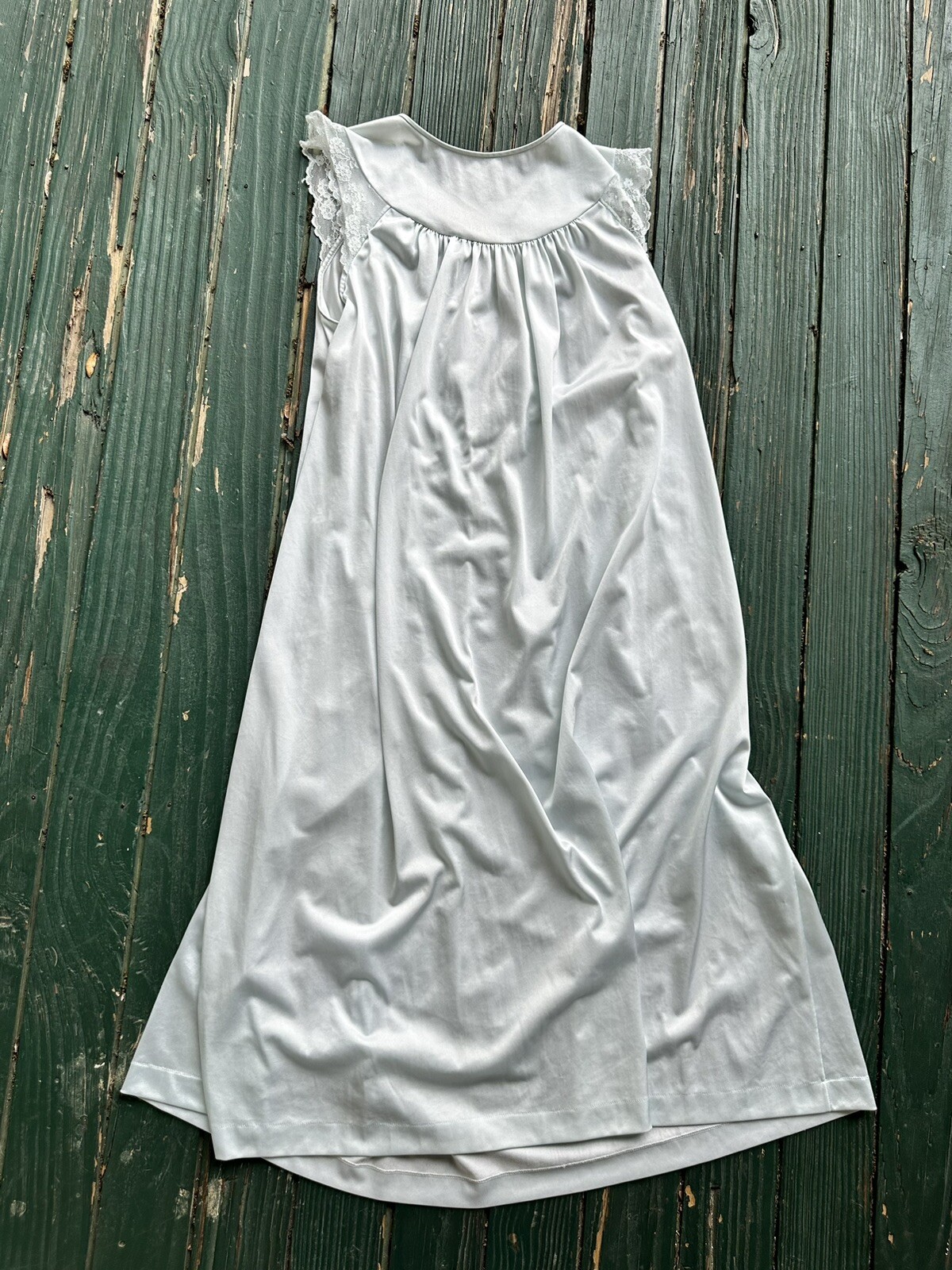 1960s Shadowline , Light Blue, Housecoat,Nightgown, B… - Gem