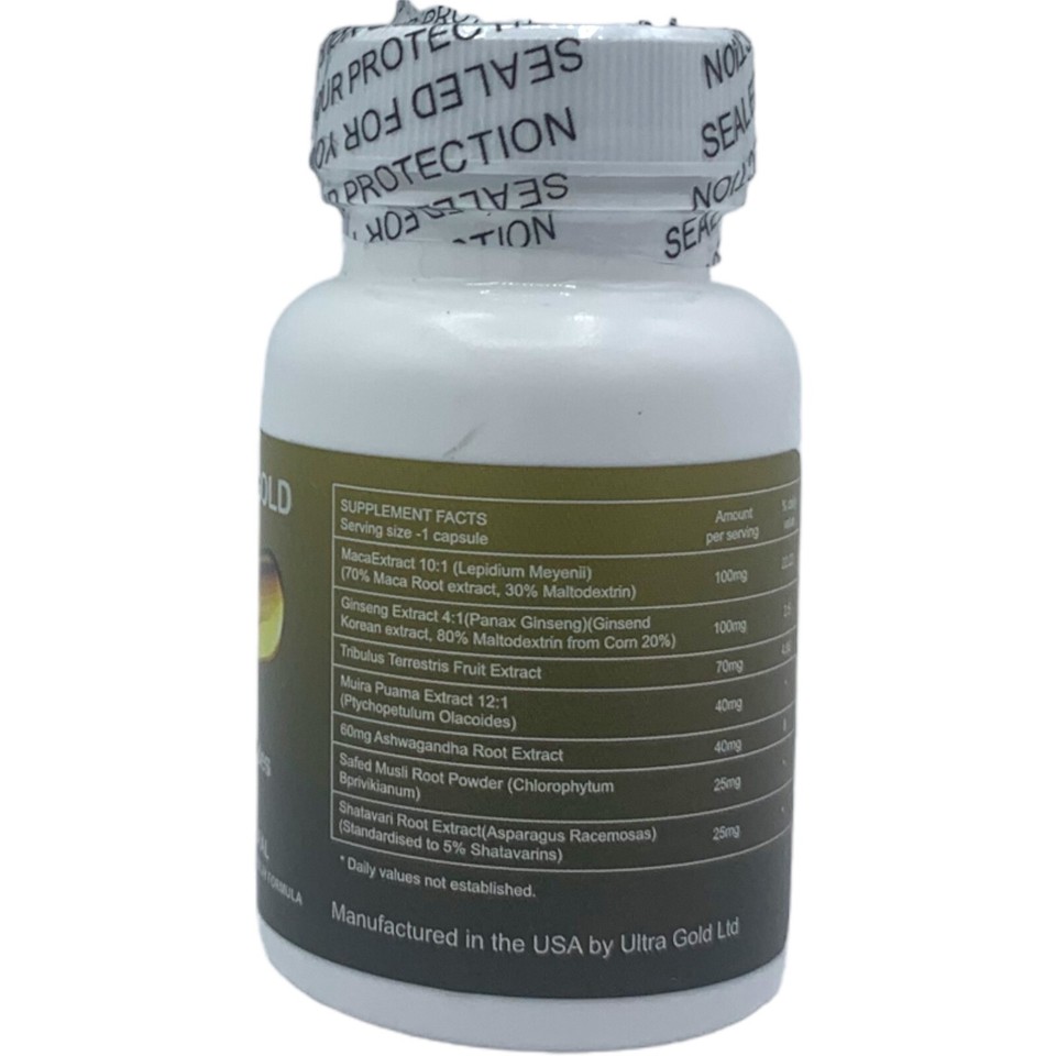 Ultra Gold Male Herbal Enhancement 12 Pills | eBay