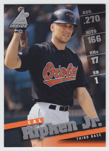 1998 Pinnacle Inside - Cal Ripken - #8 - Baltimore Orioles - NrMt | eBay
