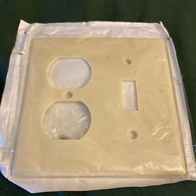 Leviton Ivory Switch Plate Receptacle Outlet Cover Wallplate ...