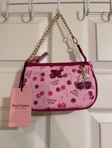 Viral Juicy Couture Cherry On Top Mini Wristlet Purse | eBay