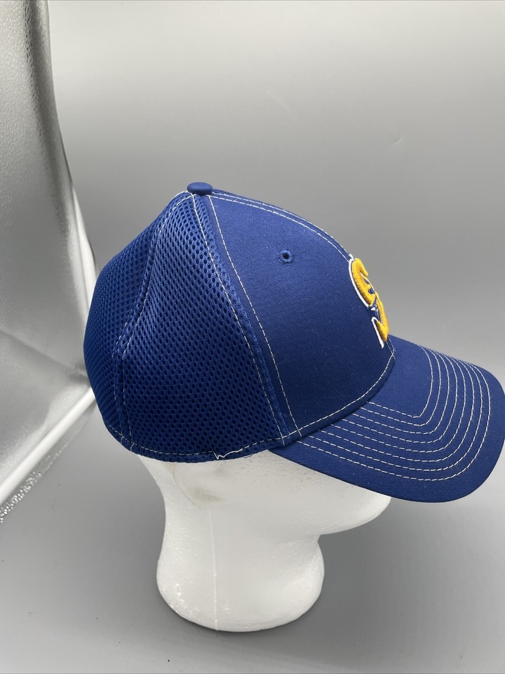 Seattle Mariners New Era 39 MLB Sz M/L Blue Gold Ball Cap -Poly -mesh ...