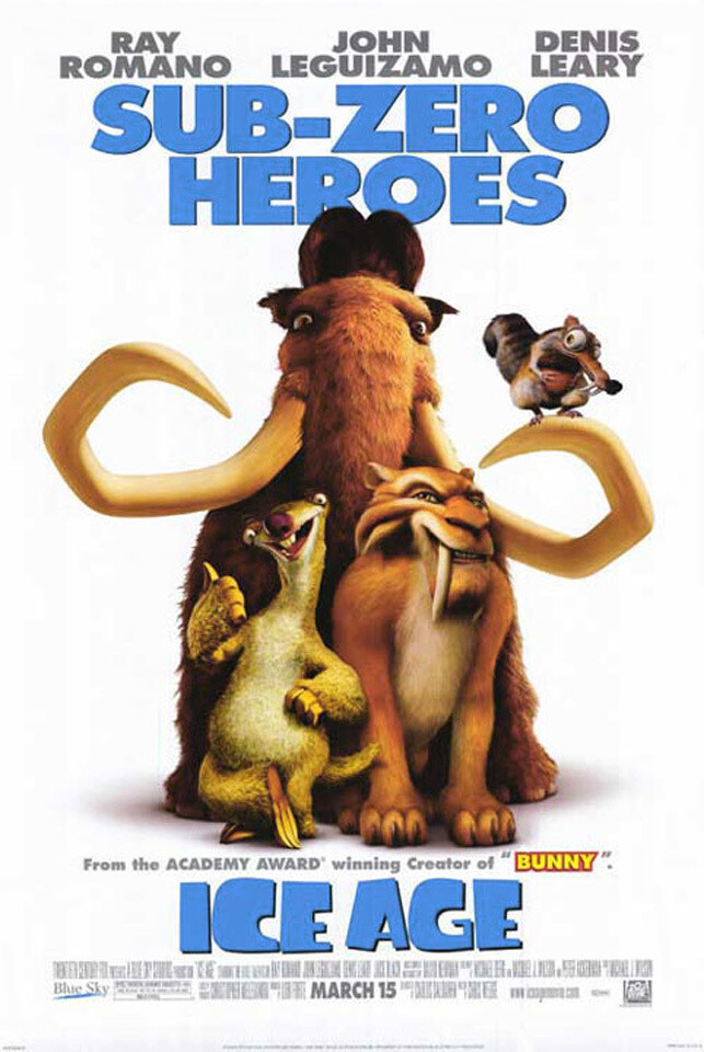 Filmposter Van Ice Age 1