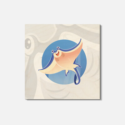 Happy Ray Label Animal 4'' X 4'' Square Wooden Coaster | eBay