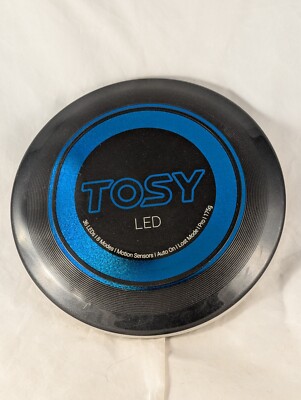 TOSY 36 LED Frisbee Pro 10.5” Light Up Flying Disc 8 Modes USB - Tested ...