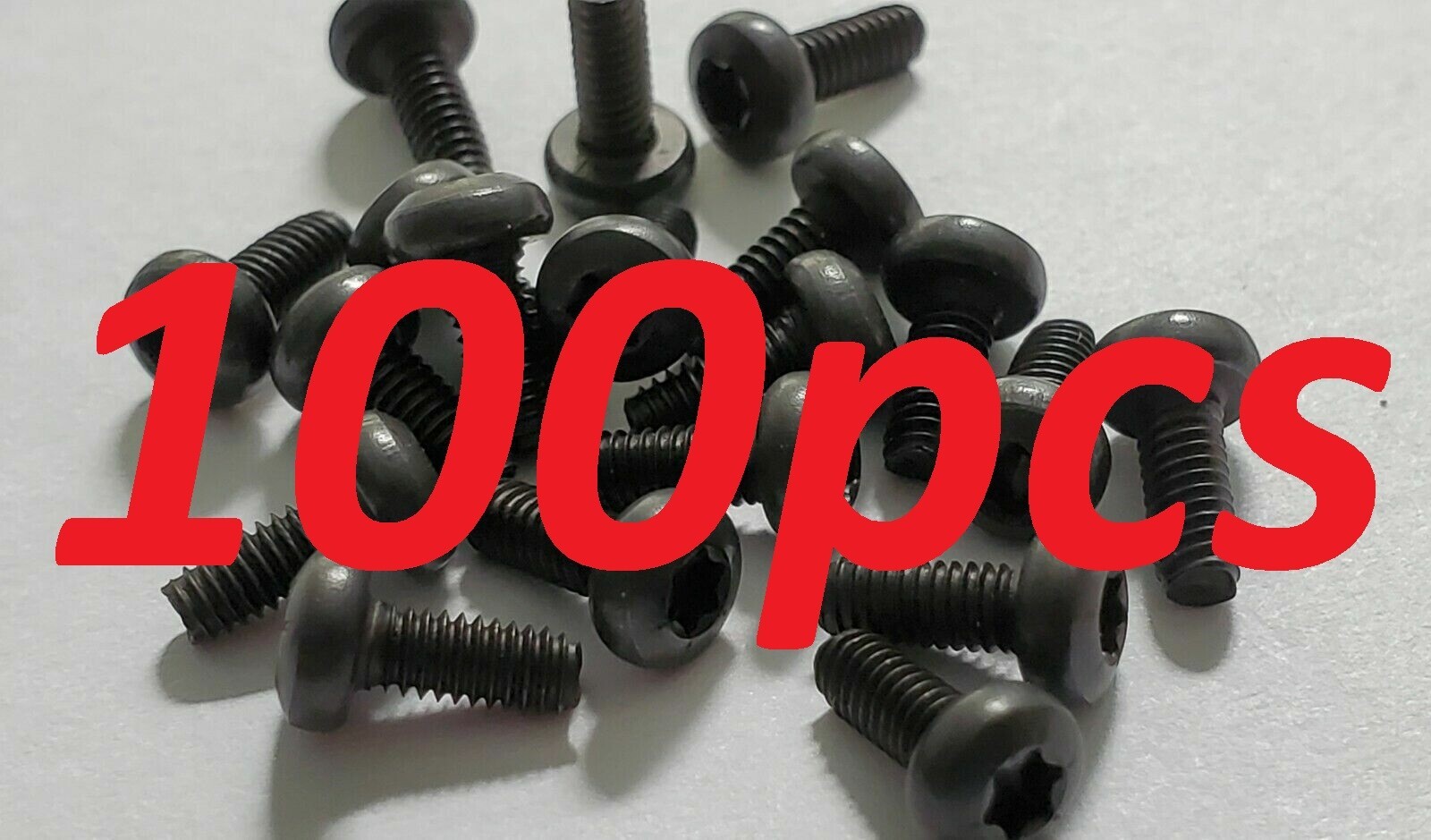 M2.5 x 6 mm Machine Screws/Six-Lobe (Torx) Pan Head Black Pack of ...