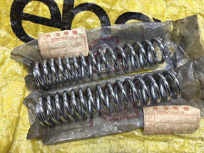 Honda 69 SL90 70-71 SL100 Rear Shock Absorber Spring NOS x2 Japan 52401 ...