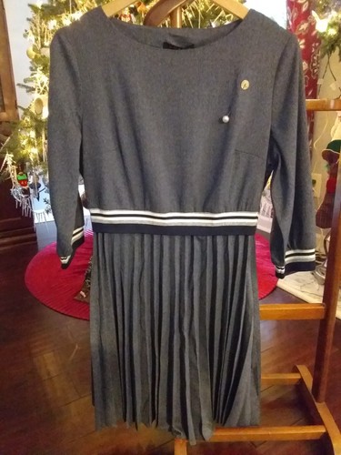 ERTU Textiles Women's Dress w/ Pleated Skirt Size 42 | eBay