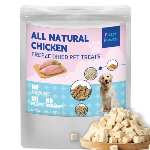 Freeze Dried Chicken Healthy Training Treats Toppers for Pets, Single ...