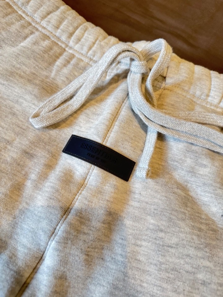 Essentials Fear of God S22 Light Oatmeal Sweatpants XS-XL Size Brand ...