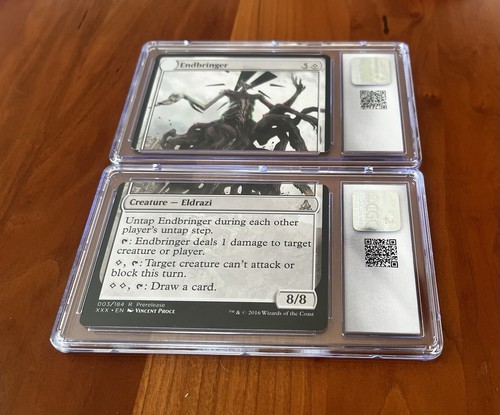 2015 MTG Test Print Endbringer Meld Cinder Glade 9.5 Ob Nixilis ...