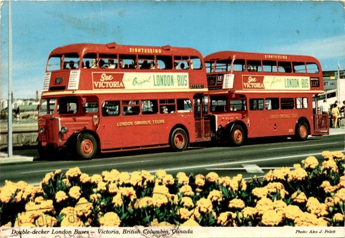 Victoria, British Columbia, Canada, Original London Bus, double-decker ...