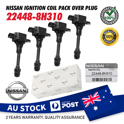 4x Ignition Coil for Nissan Xtrail X-Trail T30 T31 2001-2009 QR25DE ...