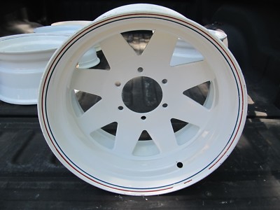 Vintage 1980's KEYSTONE White Spoke 16.5 x 8.25 275 White Wheels Rim | eBay