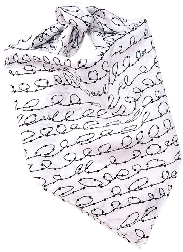 Yayoi Kusama x MoMA Scarf Ltd Edition Endless Dot & Lines Black & White 55cm | eBay