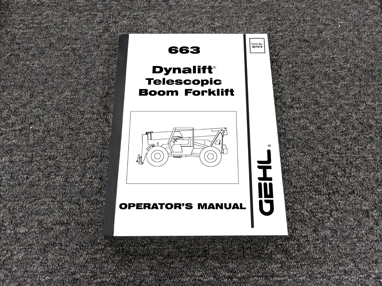 Gehl 663 Dynalift Telescopic Boom Forklift Owner Operator Manual 907879 ...