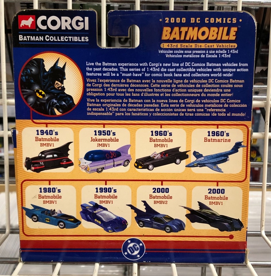 Corgi Batman 2000 DC Comics Batmobile 1:43 Scale 2004 | eBay