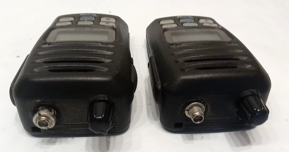 Lot Of 2 Icom IC-M88 Handheld Waterproof VHF Radio Same As Pictures | eBay