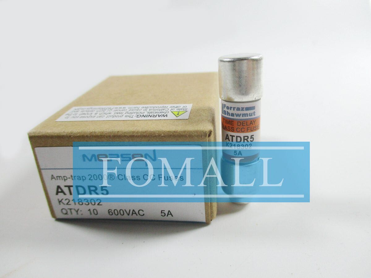 10Pcs/Box New For Ferraz Shawmut Fuse ATDR5 5A 600VAC | eBay