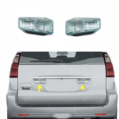 1Pair Rear License Plate Lamps Backup Light For Lexus GX470 UZJ120 2003 ...