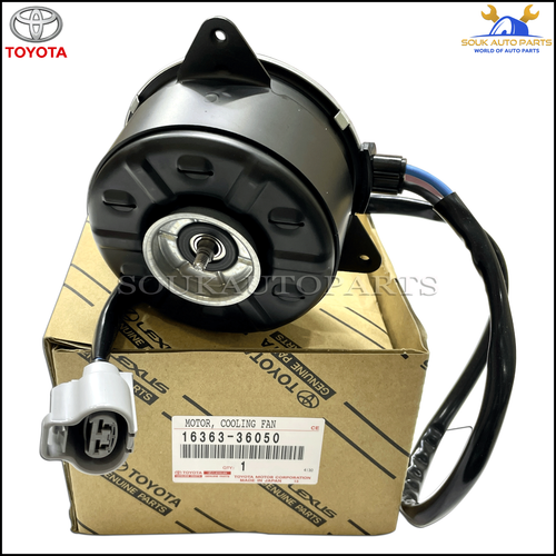 16363-36050 Genuine Toyota MOTOR, COOLING FAN, NO.2 1636336050 OEM HARRIER | eBay