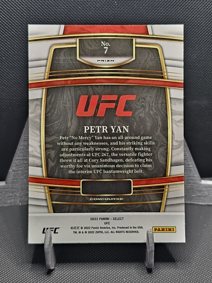 2022 Panini Select UFC Concourse Silver Petr Yan #7 | eBay