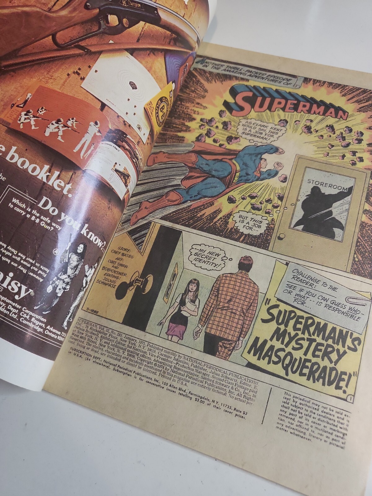 Superman #283: "Superman's Mystery Masquerade!" DC Comics January 1975 ...