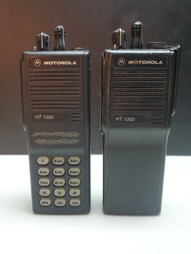 X2 (2) Motorola HT1000 Radios | 16 Channel VHF | AS-IS for parts or ...