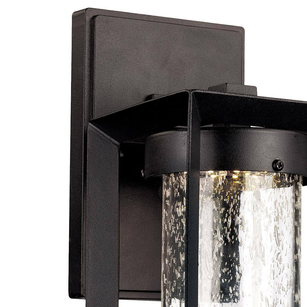 Bel Air Lighting Taylor 9.5 In. Black Integrated LED Outdoor Wall Light ...
