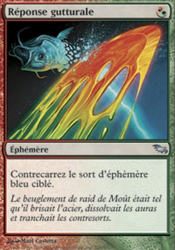 *MRM* FR/VF R ponse gutturale - Guttural Response MTG Shadowmoor | eBay