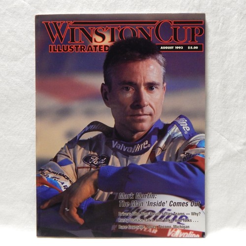Winston Cup Illustrated August 1993 Magazine With Both Posters Never ...