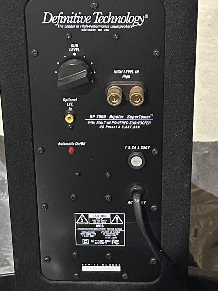 Definitive Technology BP7006 Floor Standing Speakers | eBay