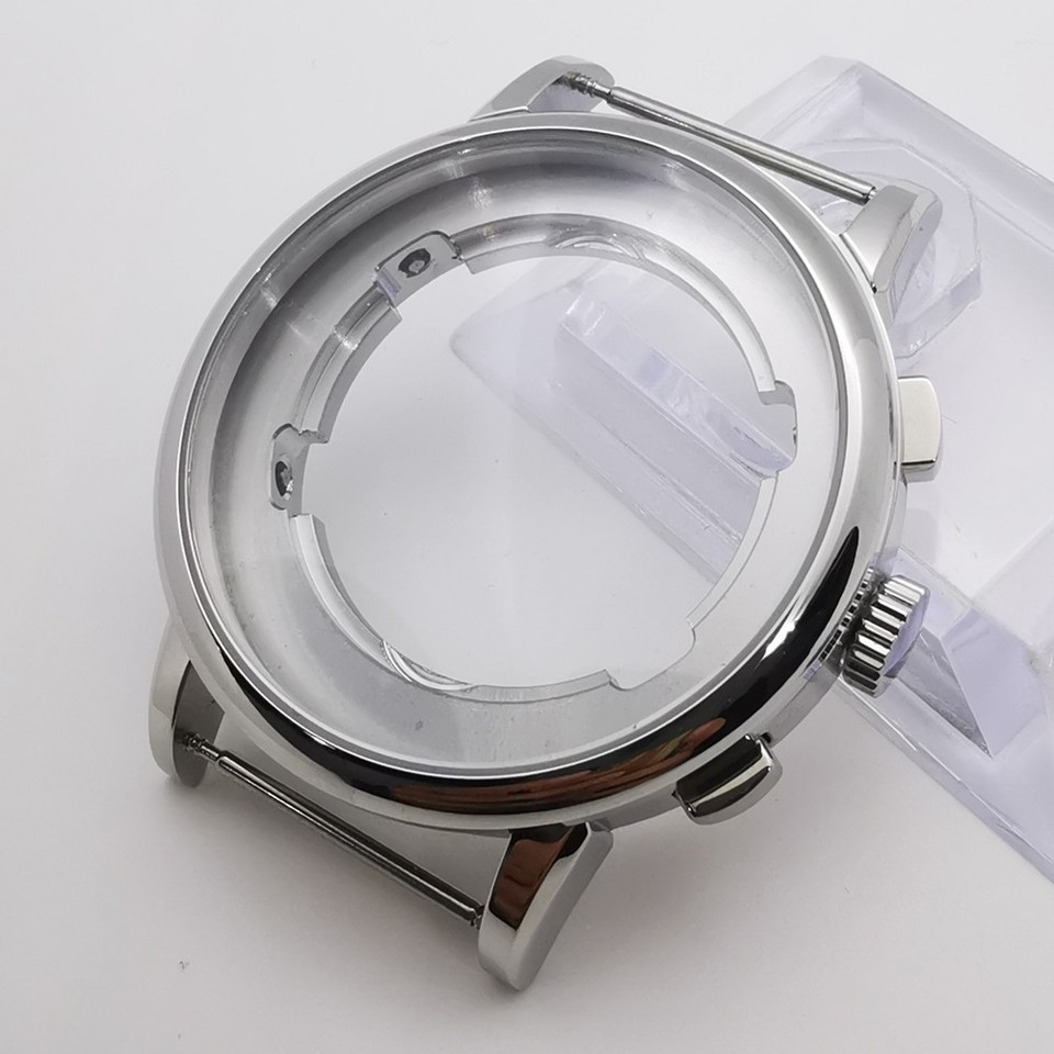 42mm Men's Watch Parts Blank Watch Case Dial Hands with ST1655 movement ...