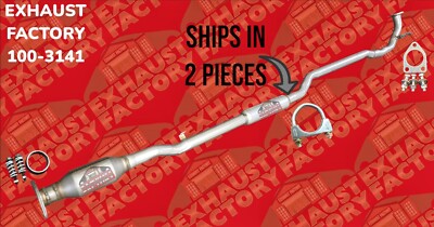 2014-2018 OUTLANDER 2.4L REAR CATALYTIC CONVERTER RESONATOR PIPE ...
