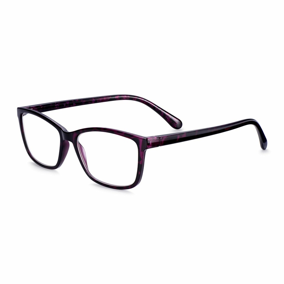 Purple Reading Glasses for Women, Ladies, Read Optics, Magnifying +1.0 ...