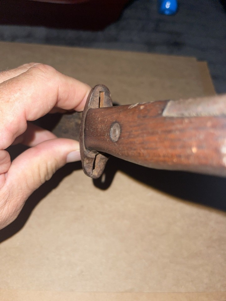 Original Vintage WW1 WW2 US Military M1 Garand Springfield? Bayonet ...