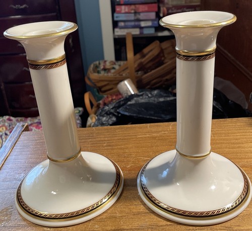 Lenox Monroe presidential collection candlesticks 7” Tall | eBay