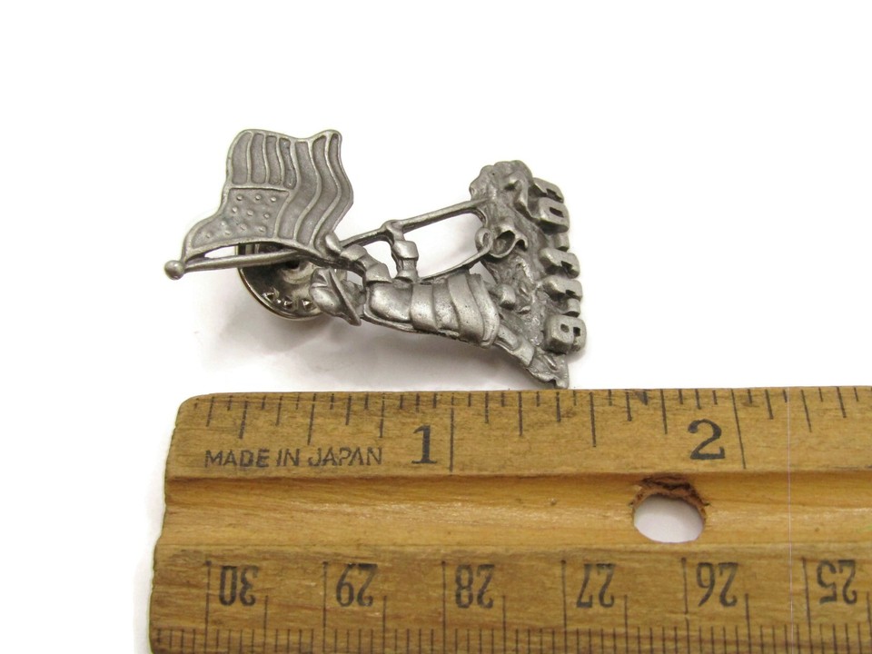 September 11th 9/11 Pin Firefighter American Flag | eBay