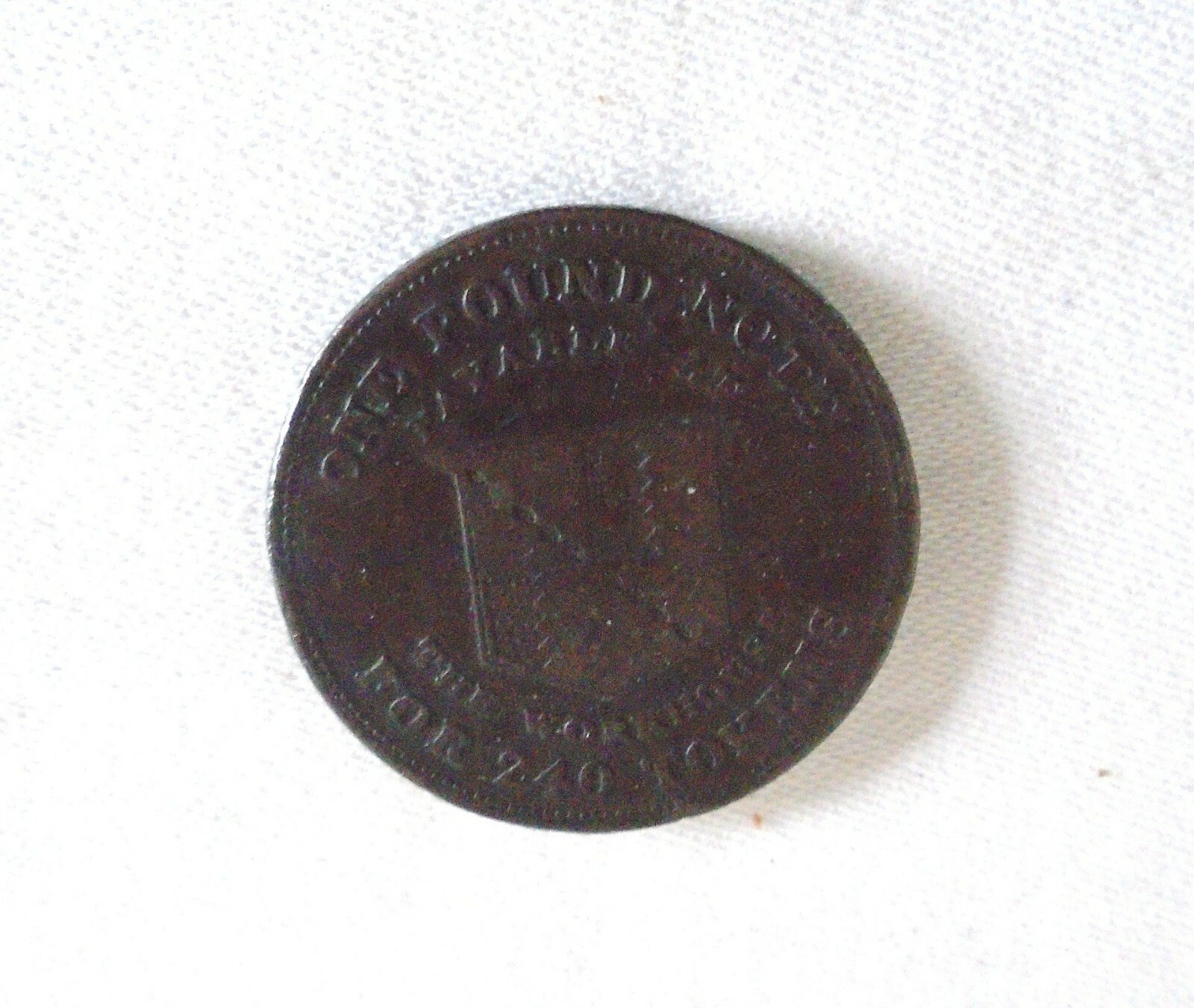 Original 19th Century Vintage/Antique Birmingham Workhouse Token/Coin ...