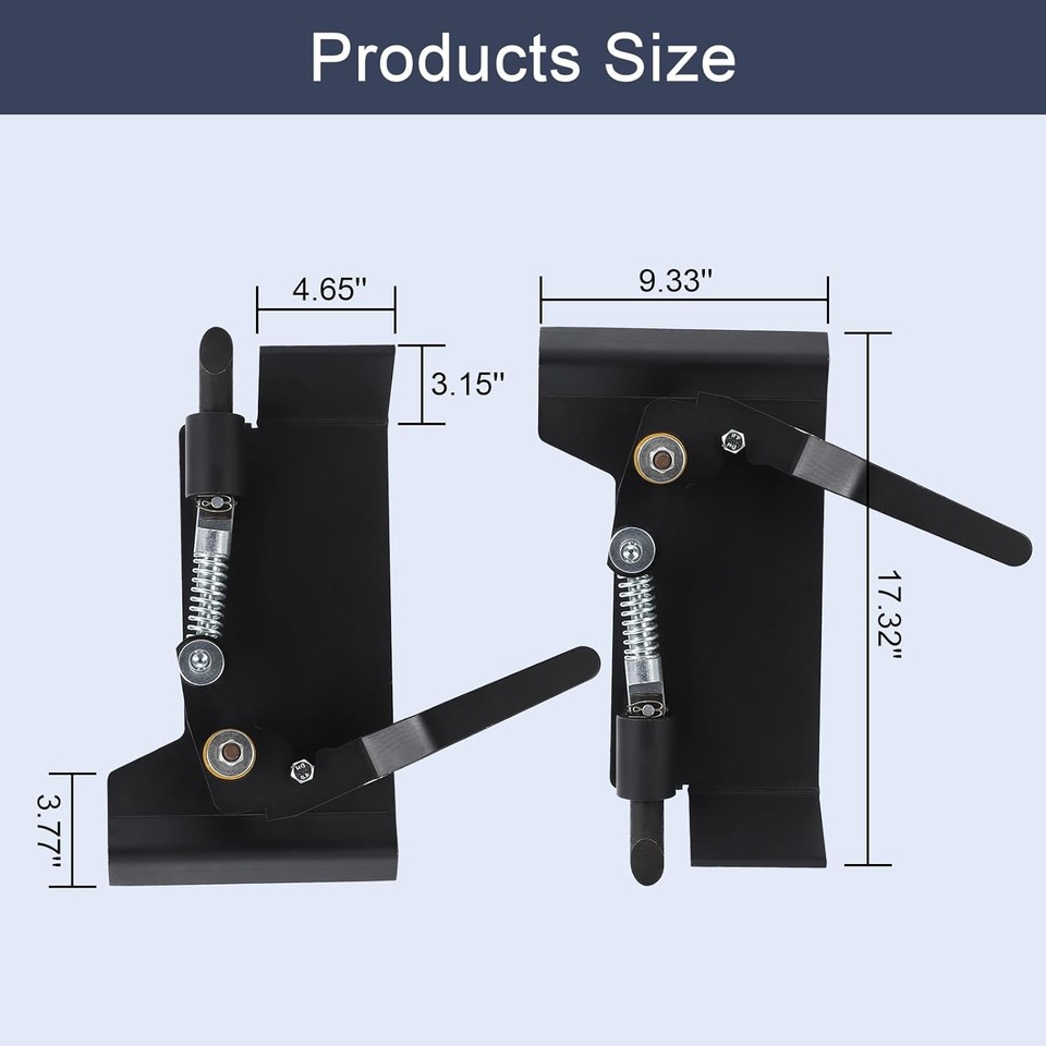 Weld-On Skid Steer Quick Attach Bucket Conversion Adapter Latch Plates ...