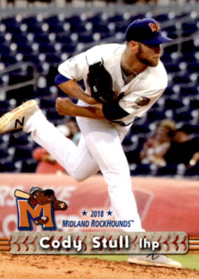 2018 Midland RockHounds Grandstand #24 Cody Stull Fort Wayne Indiana IN ...