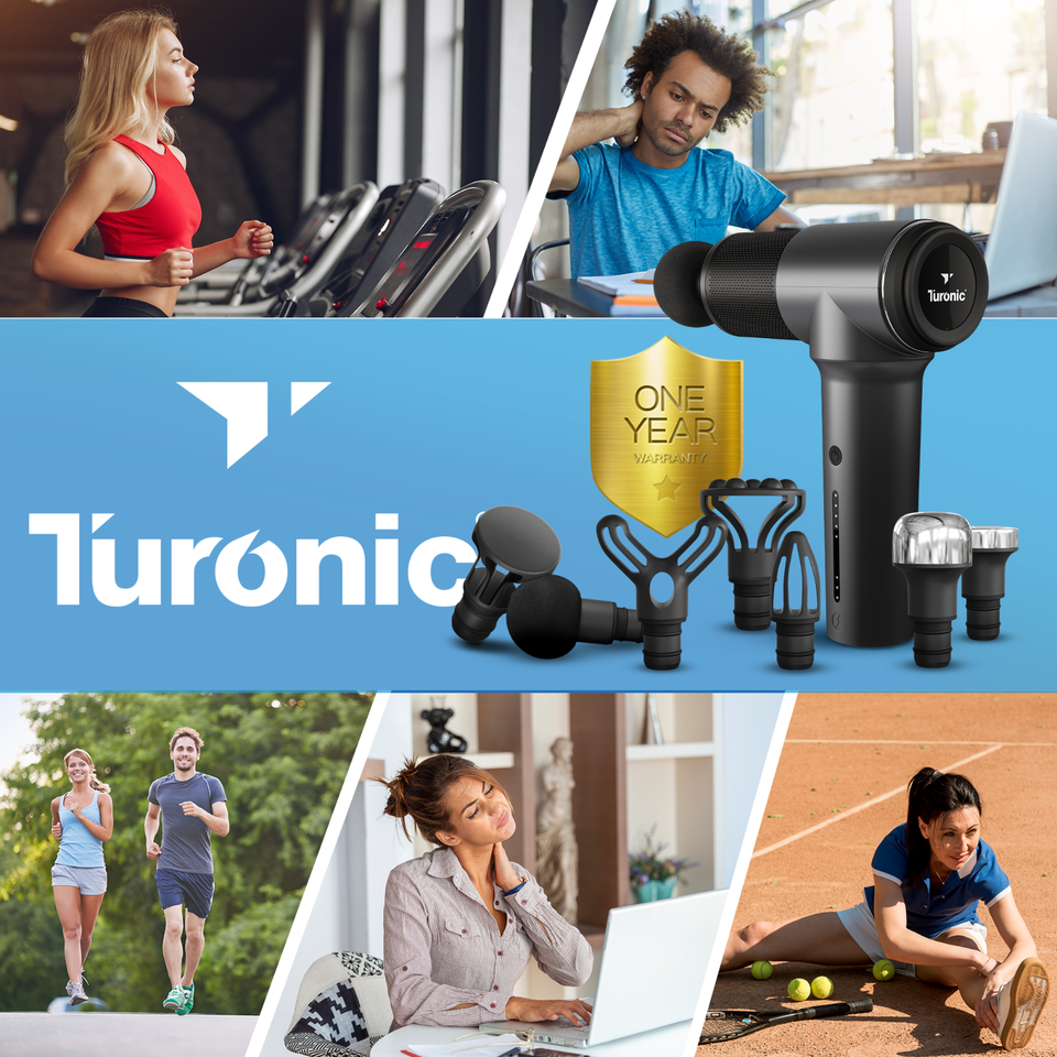 Turonic GM5 Massage Gun - Deep Tissue Massager for Muscle Relax & Pain ...