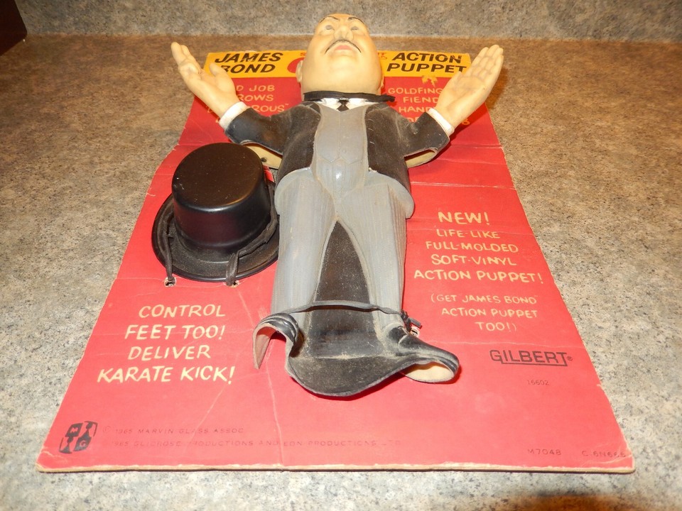 James Bond 1965 Rare 007 gilbert puppet & more | eBay