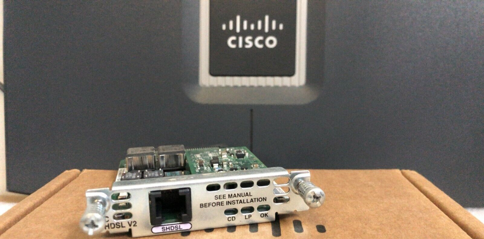 CISCO WIC-1SHDSL-V2 1-Port DSL WAN Interface Module Card 1SHDSL-V2 ...