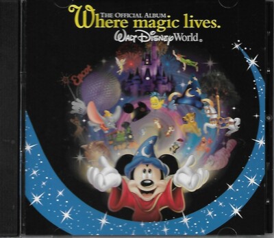 WALT DISNEY WORLD OFFICIAL ALBUM...."WHERE MAGIC LIVES"......HTF OOP ...