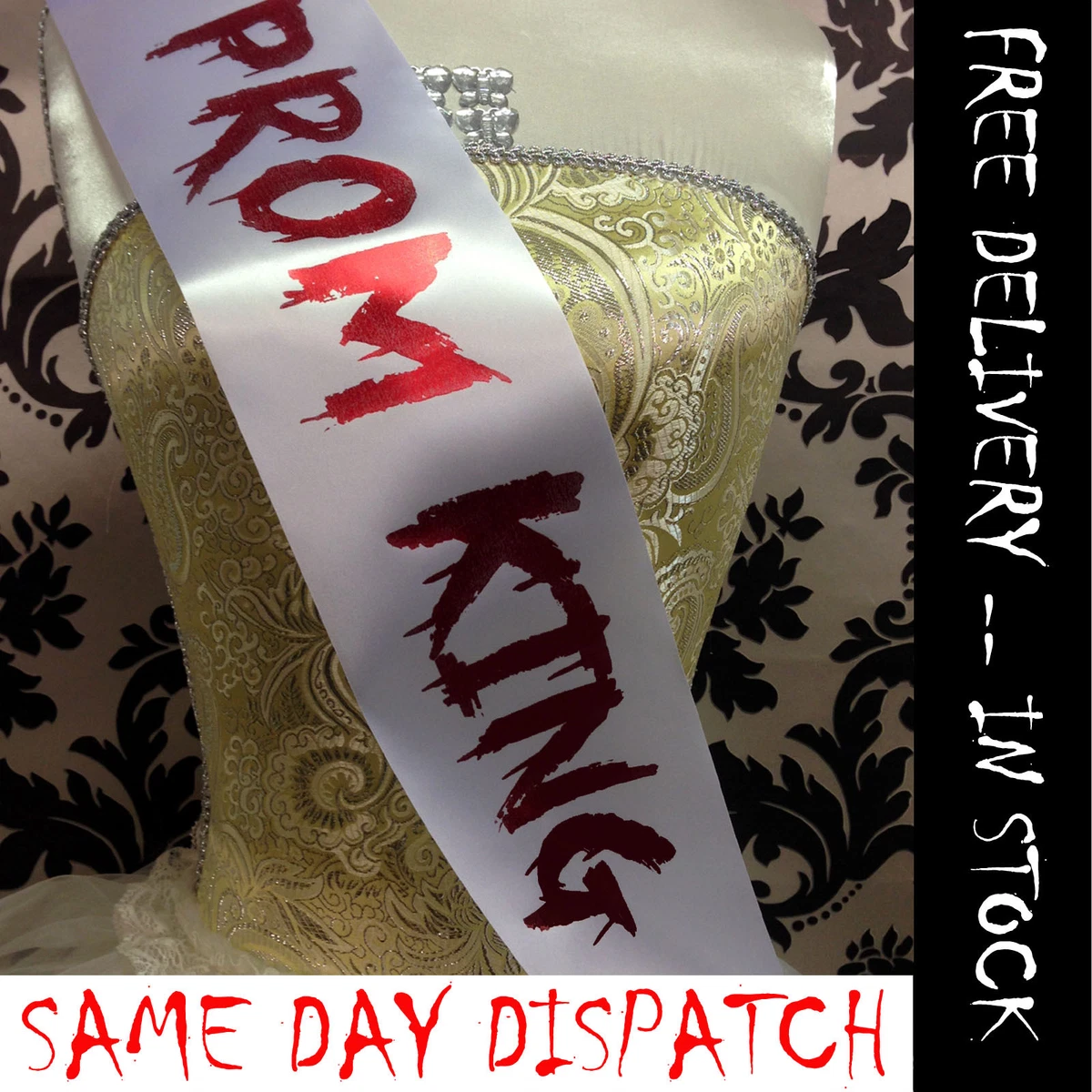 Prom King And Queen Sash