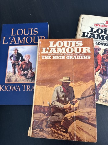 Louis Lamour Western Paperbacks Lot Of 9 Books The Sacketts Books Misc ...
