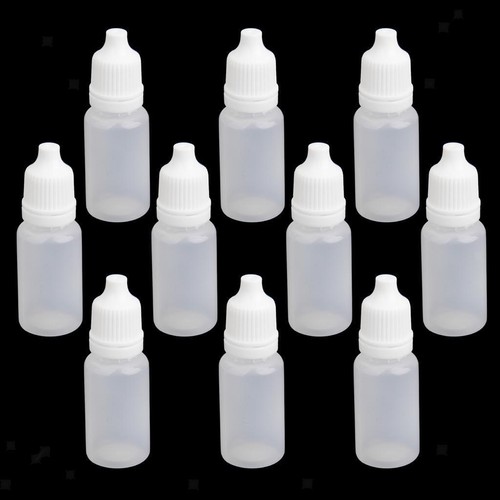 10 Pack Small Plastic Dropper Bottles Oil Lab Liquid Eye Drops ...